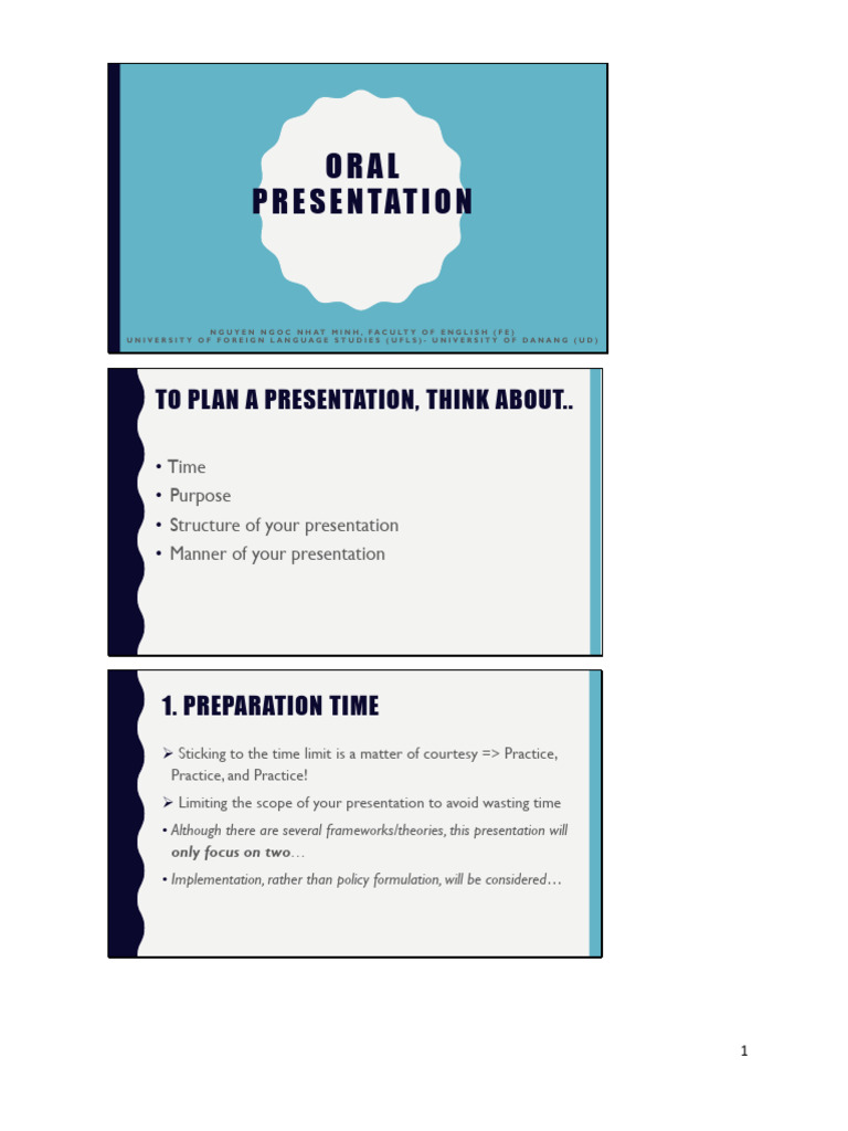 Ss Slides MN Oral Presentation | PDF | Body Language | Linguistics