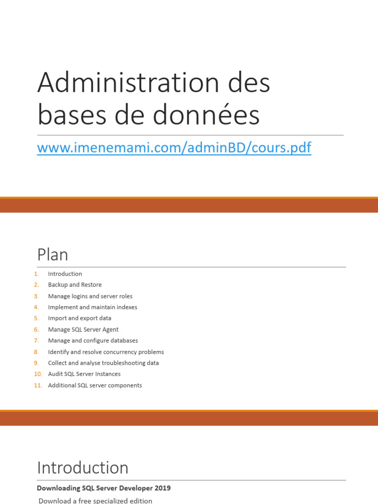 Cours Annote | PDF | Microsoft Sql Server | Databases