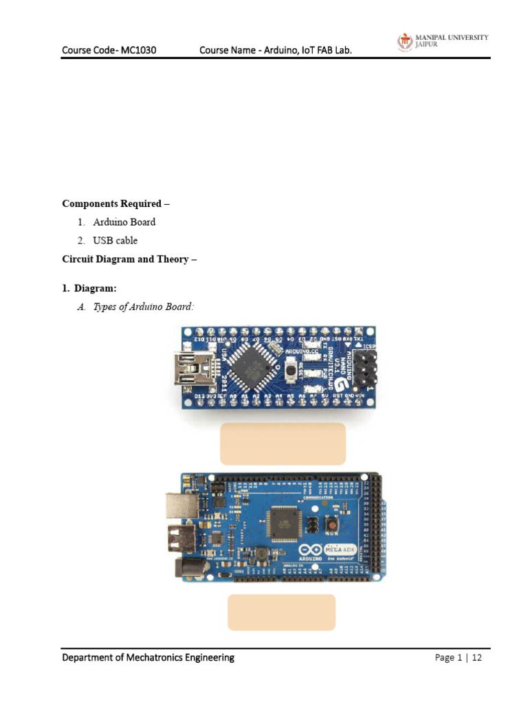 C - Experiment - 1 (3) SDFGHJK BSDK | PDF | Arduino | Computing