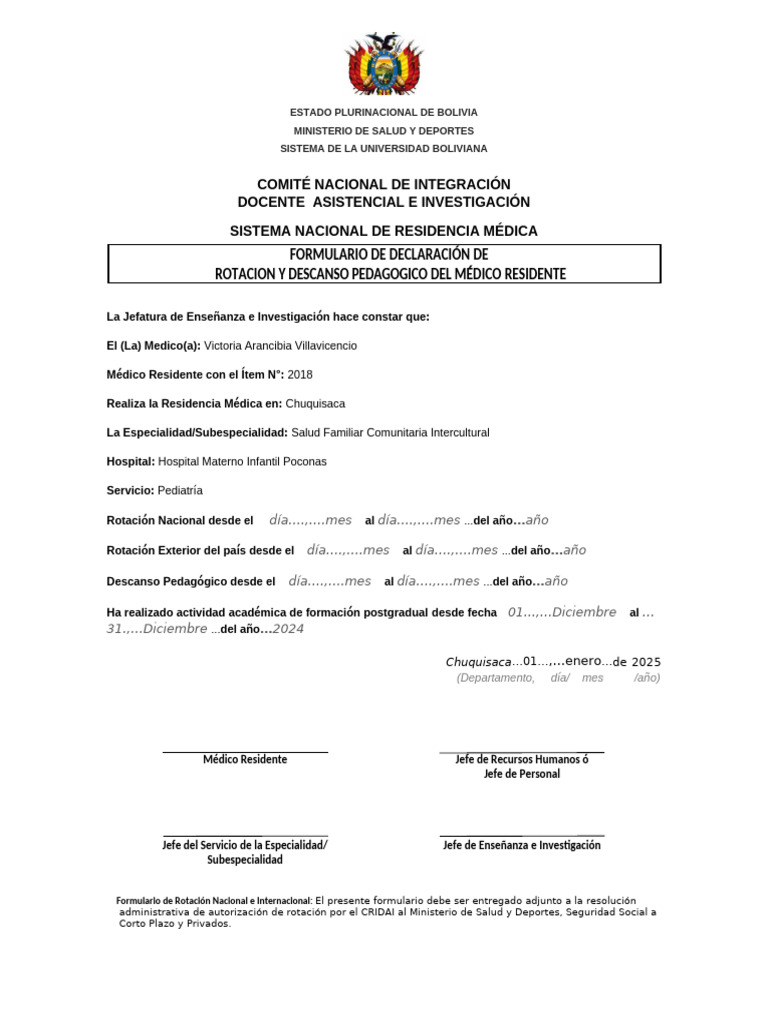 Formulario RM 2024 Oficial Actualizado | PDF