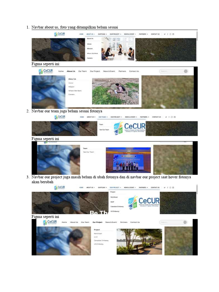 Perbaikan Desain dan Fungsi Website | PDF