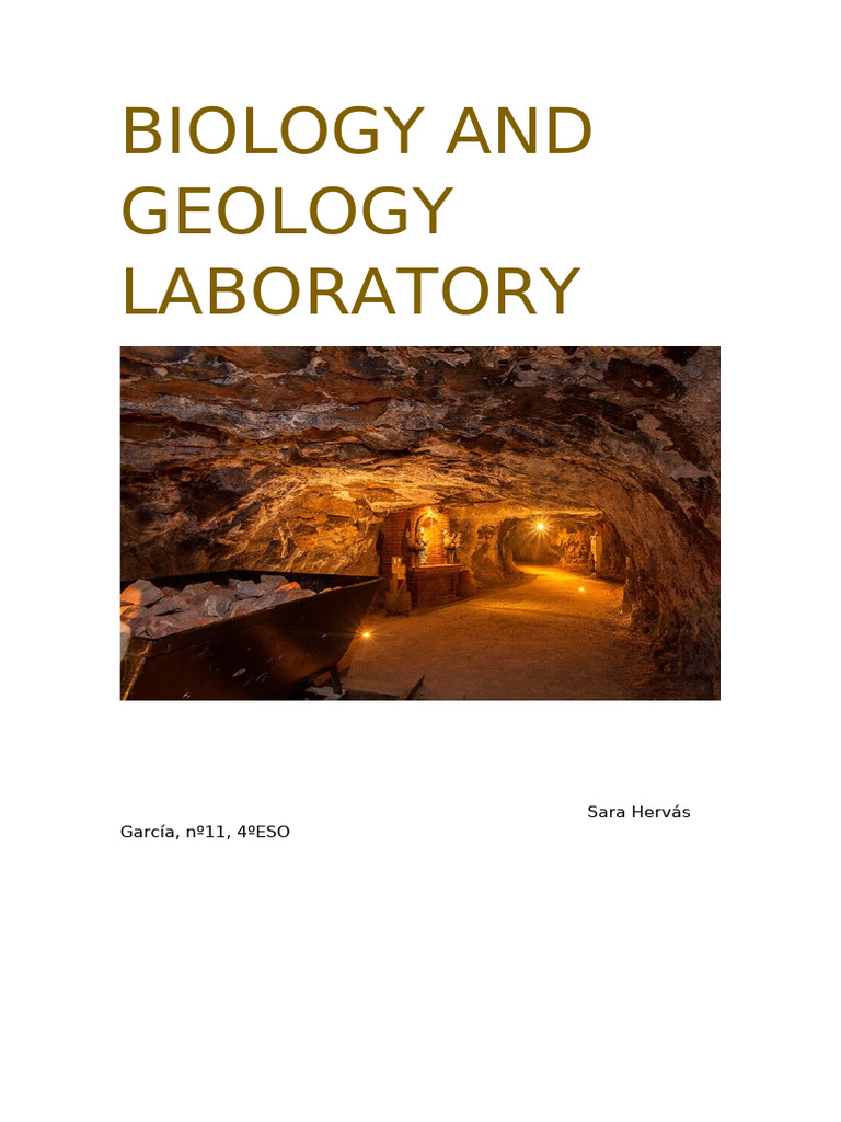 Biology and Geology Laboratory | PDF