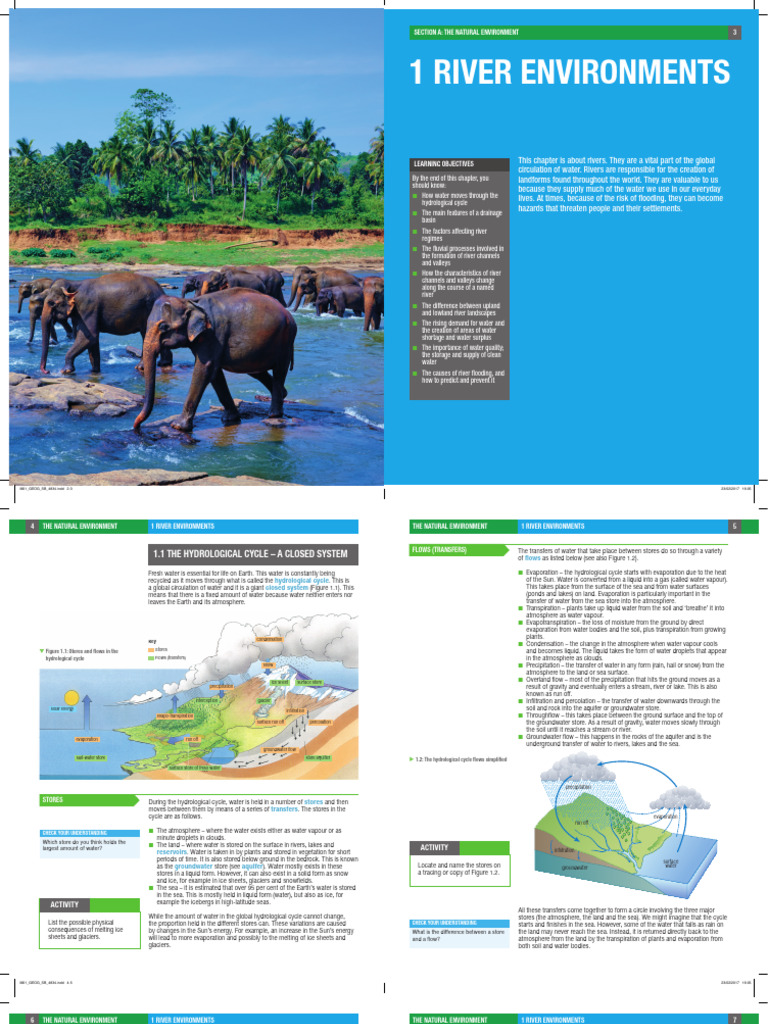 New IGCSE Rivers | PDF | Drainage Basin | Water