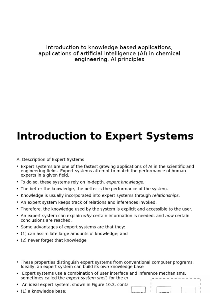 Introduction to knowledge based applications (1) | PDF | Inference ...