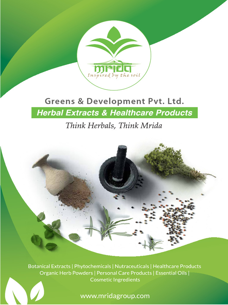Mrida Greens - Product Catalogue | PDF | Skin Care | Cosmetics