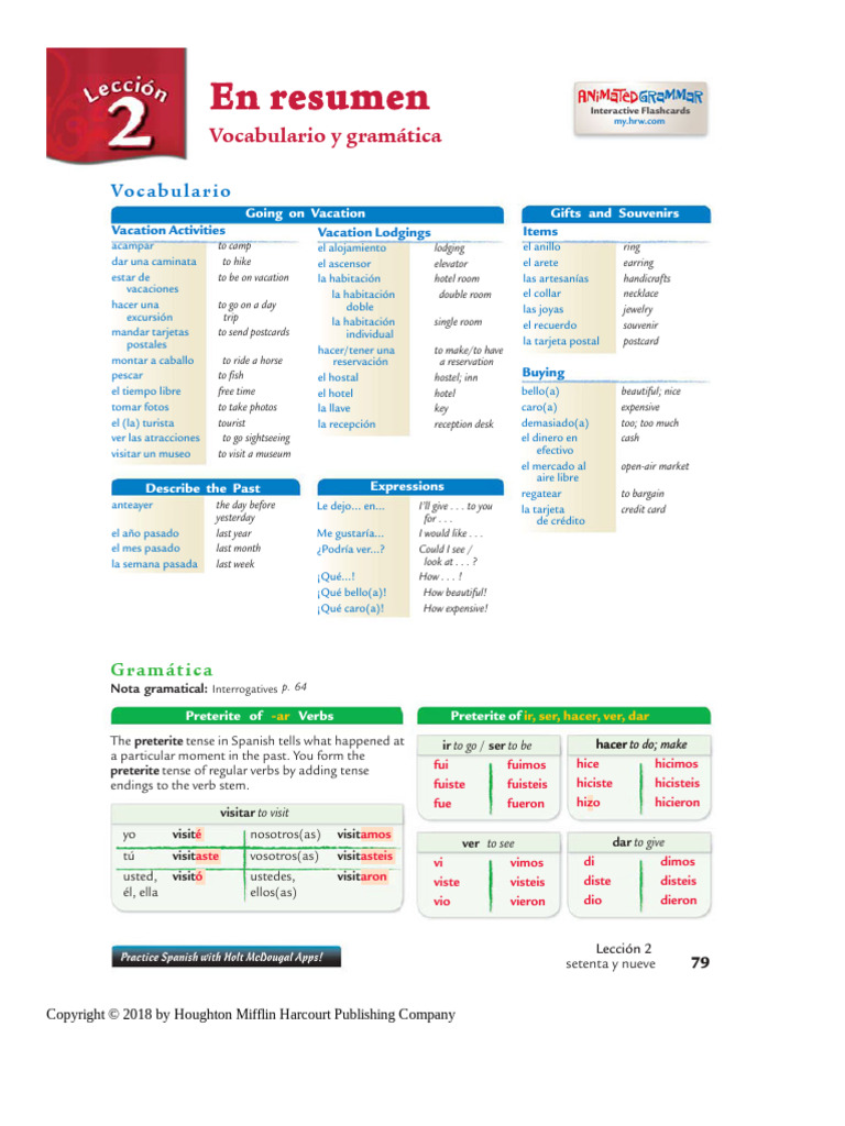 PG 79 Vocab | PDF