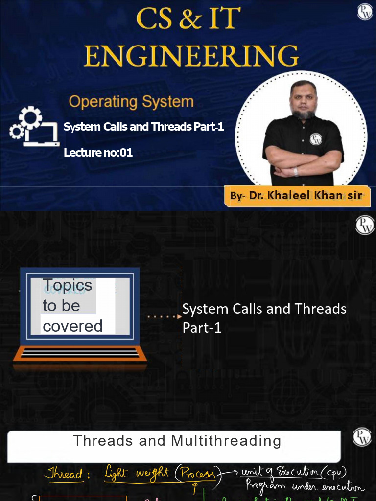 System Calls & Threads Intro | PDF