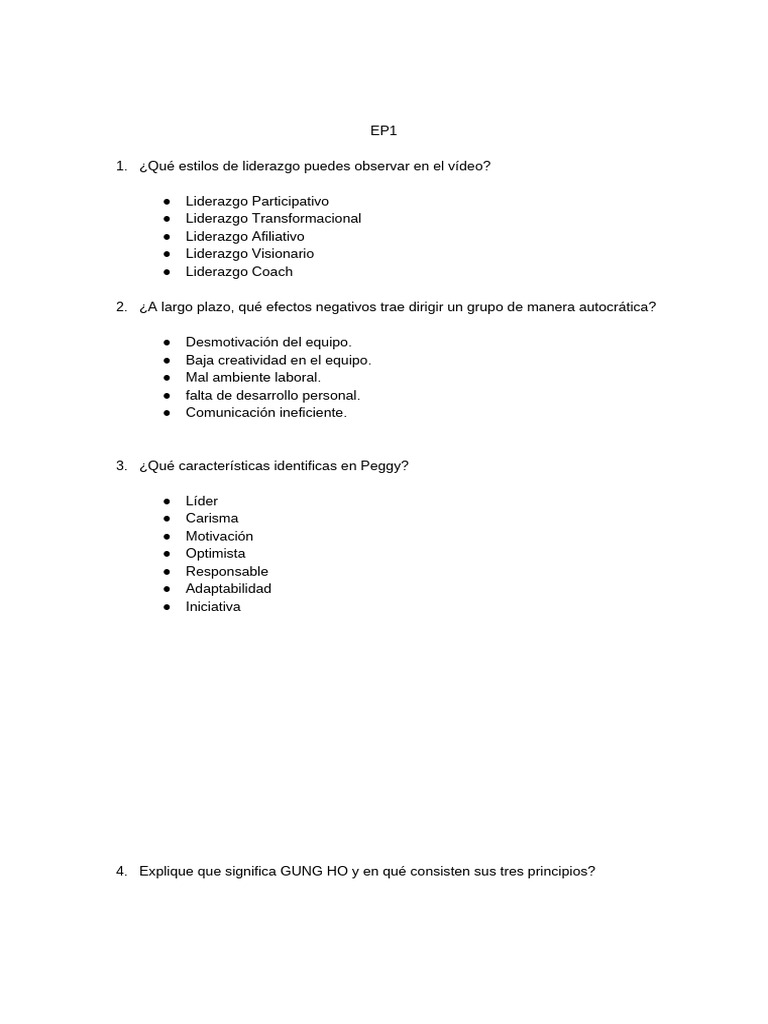 Ep 1 | PDF | Liderazgo | Los bosques