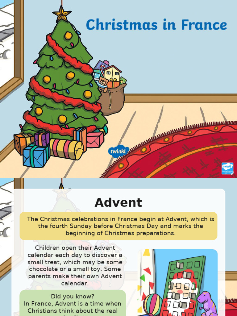 T FR 4 Christmas in France PowerPoint - Ver - 2 | PDF | Christmas ...