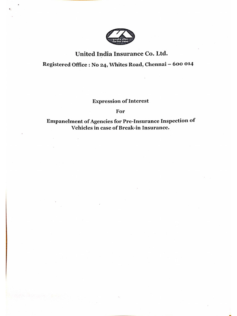 EOI PreInspection Agency | PDF