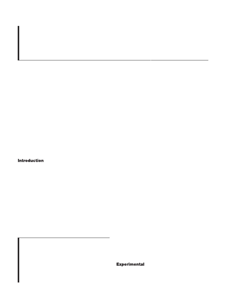 Decomposition of Peracetic Acid - Co (II), V (V) Effects | PDF ...