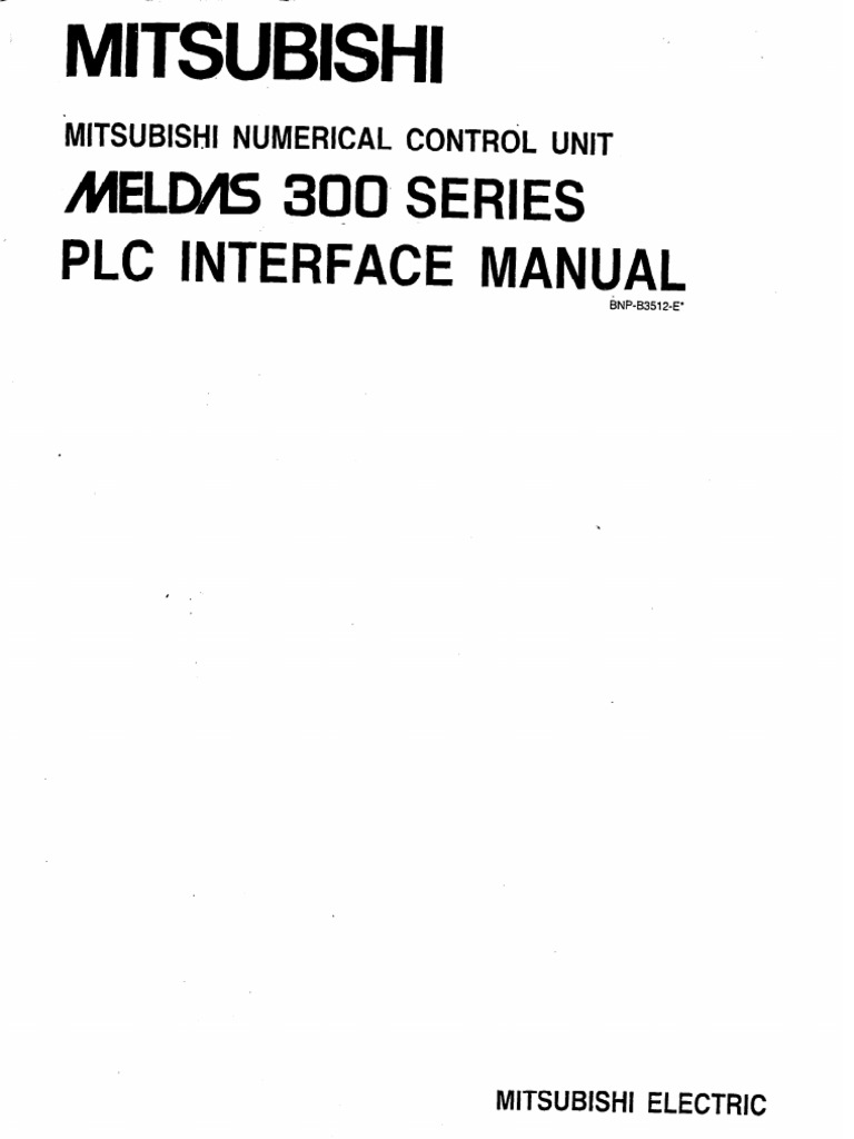 Mitsubishi PLC Interface Manual | PDF | Numerical Control | Programmable Logic Controller