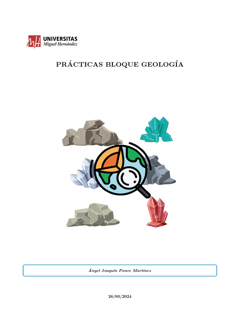 Geología: Minerales y Ciclo de Rocas | PDF | Roca (geología) | Roca ...