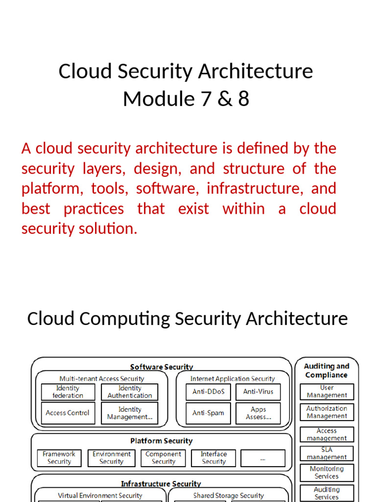 module7-1 | PDF | Cloud Computing | Security