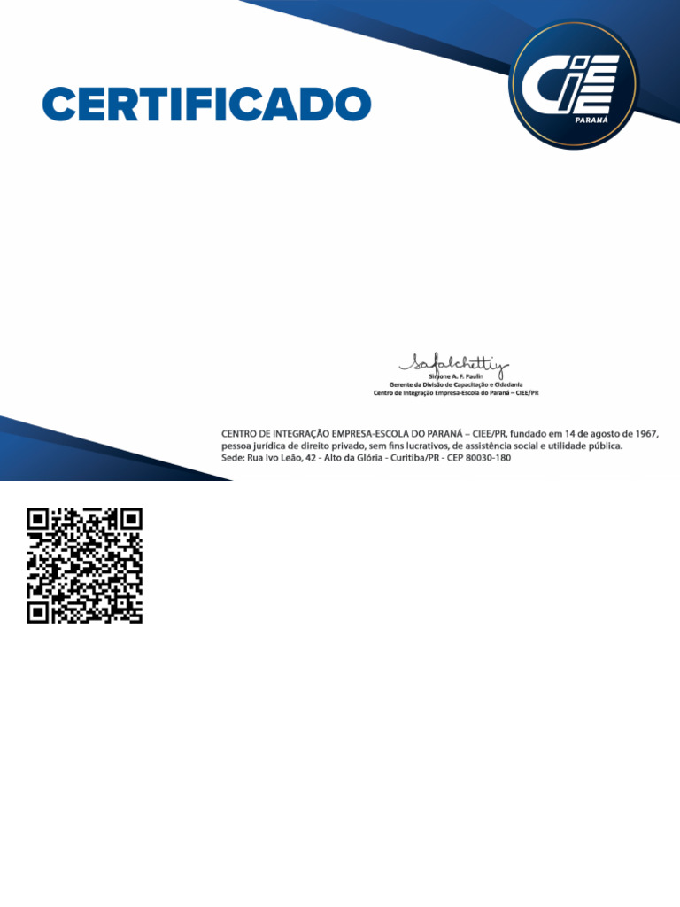 Certifica Do | PDF
