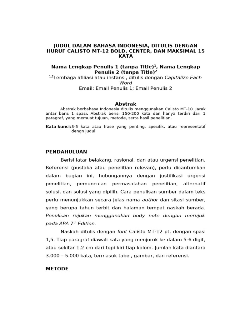 Format Riset Mini | PDF