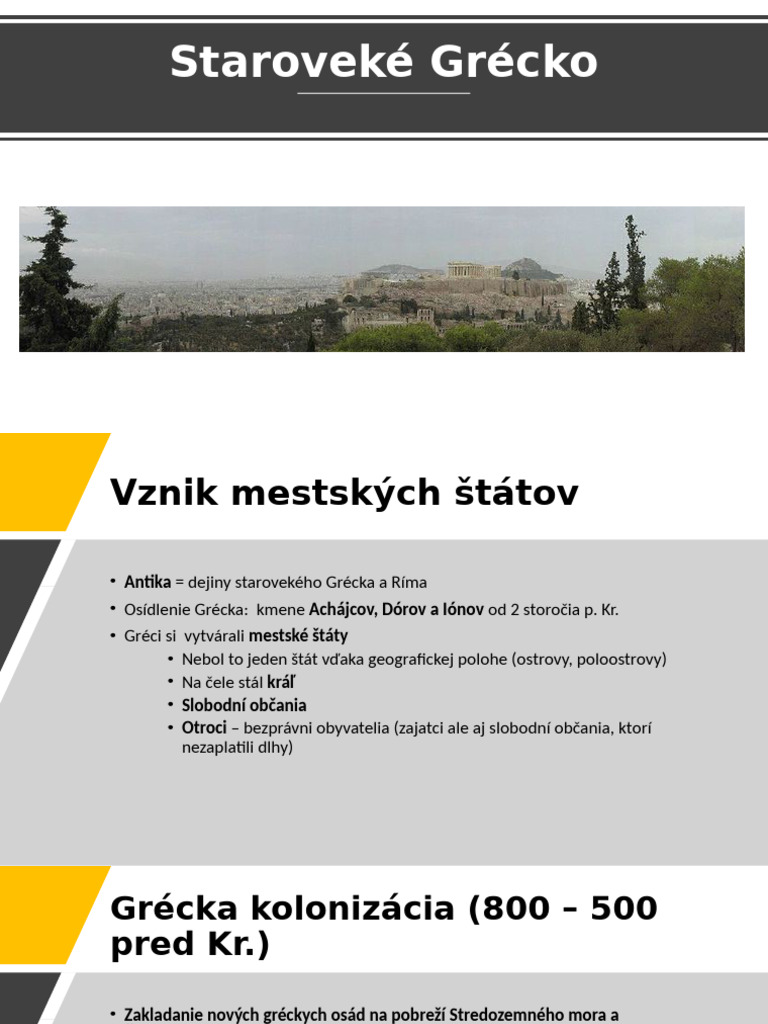 Staroveké Grécko | PDF