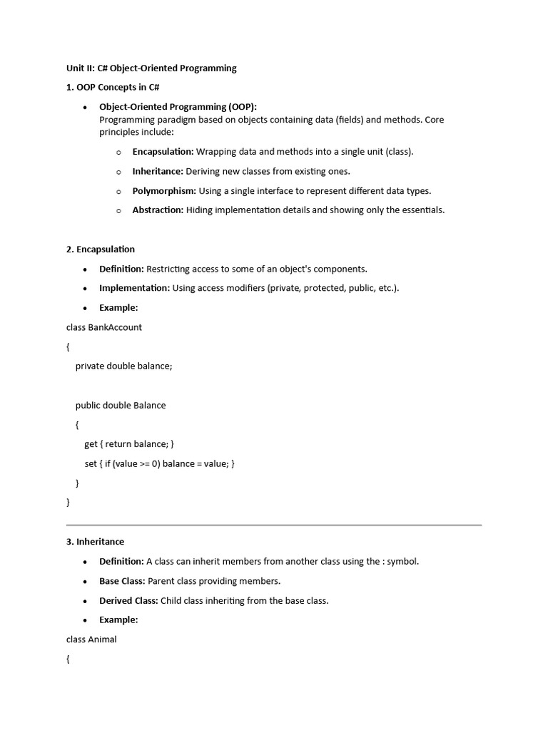 Unit2 Pdf Class Computer Programming Method Computer Programming 
