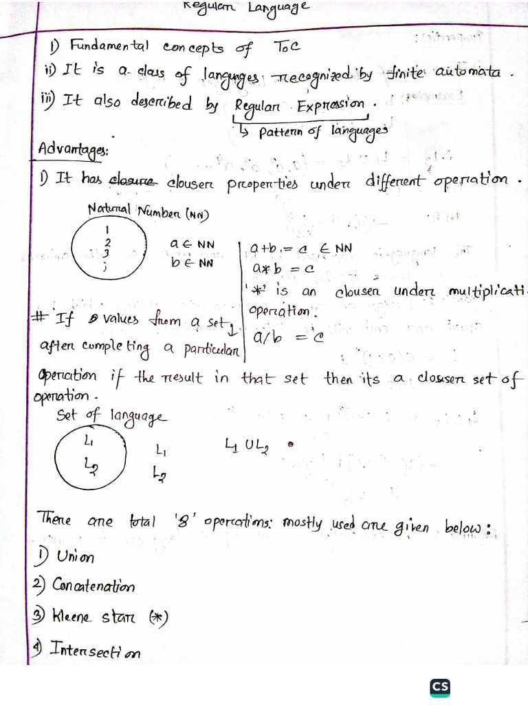 ToC Note (Lec 5-10) | PDF