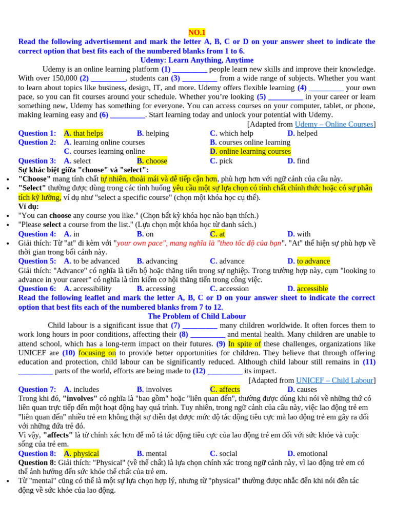 Ôn CK1 - Lop 12 - Key Anh | PDF | Gender Studies | Gender Equality