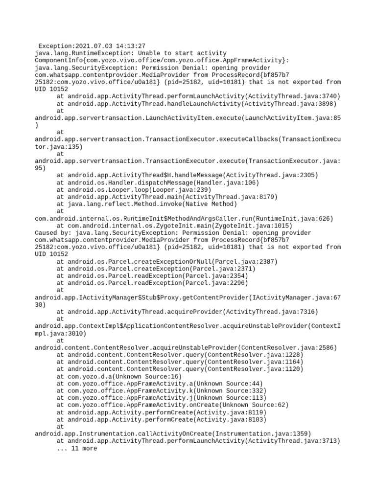 yozolog | PDF | Software Engineering | Operating System Technology