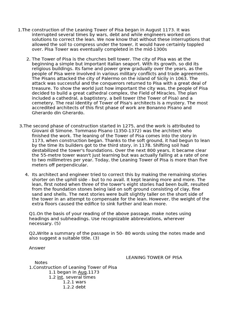 11PCMP Shubh Kansal - Assignment Notemaking | PDF