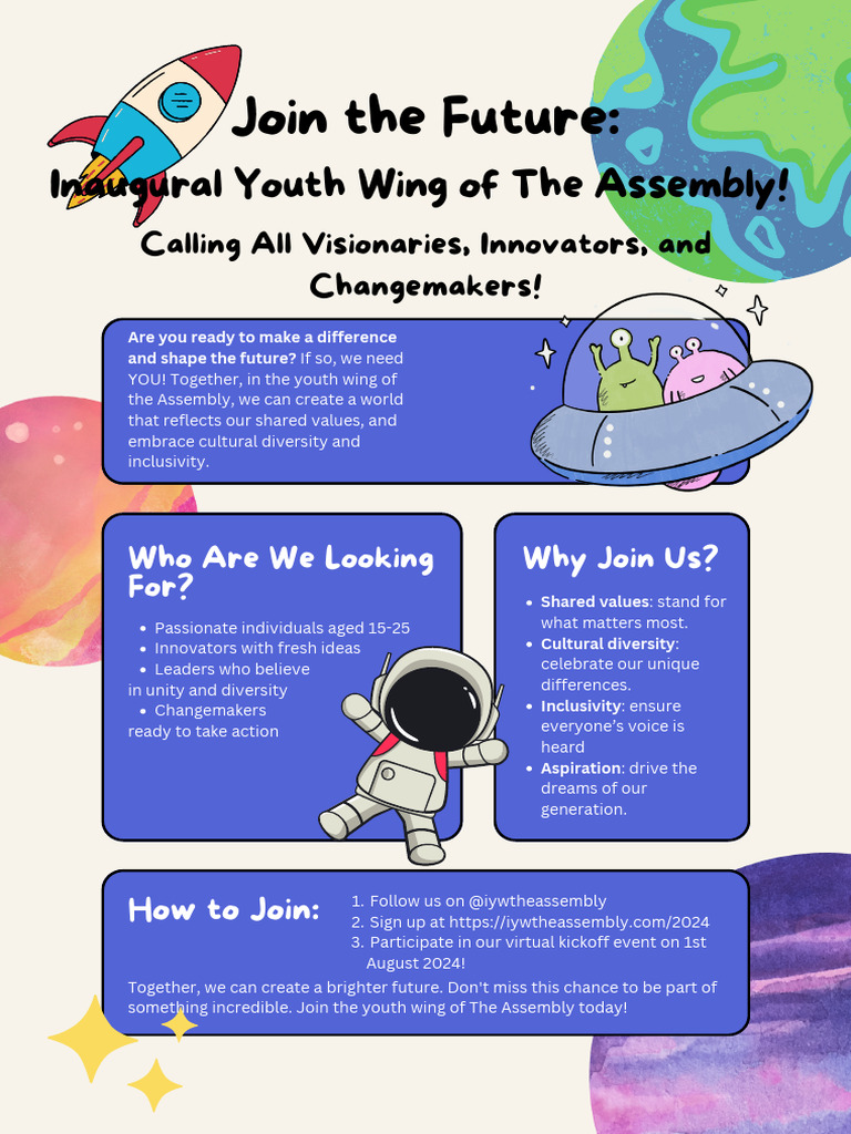 ? Join The Future Inaugural Youth Wing of The Assembly! ? | PDF