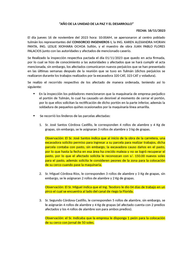 Informe Tulman | PDF