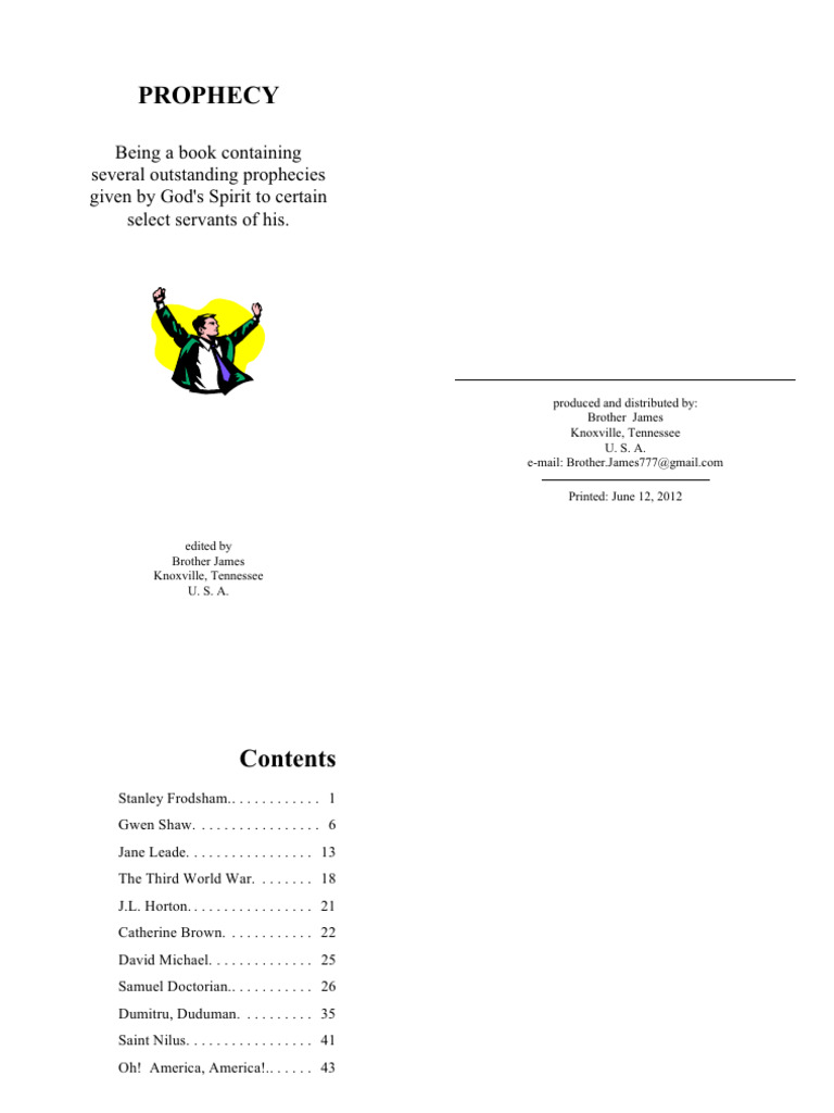 12 Prophecy 44pages | PDF | Glory (Religion) | Jesus
