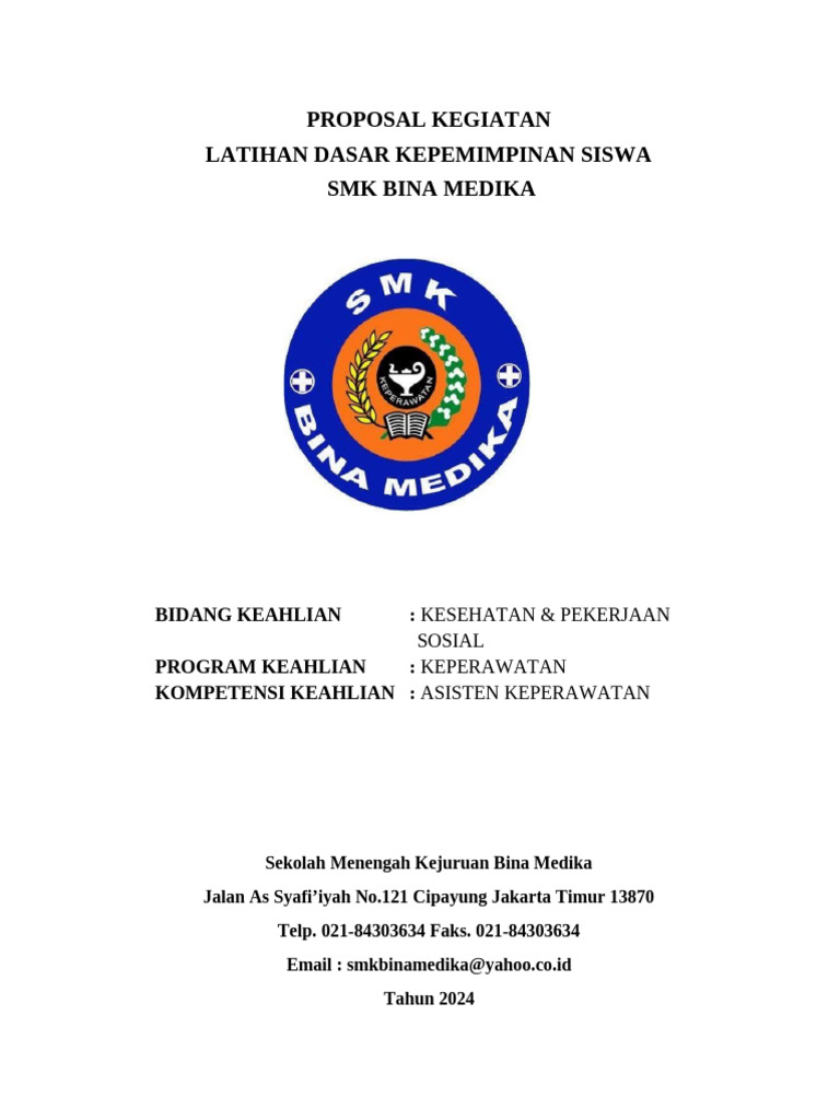 Proposal Kegiatan LDKS 2024 | PDF