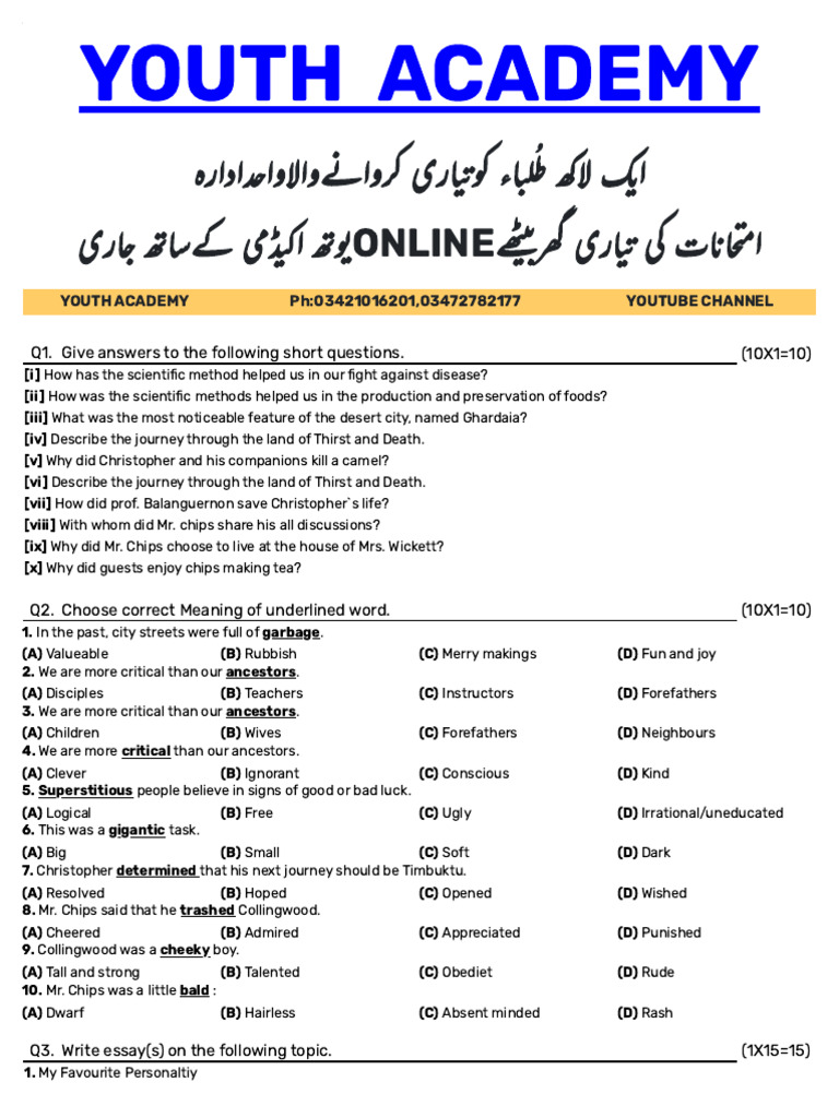 2nd Year-English-English | PDF