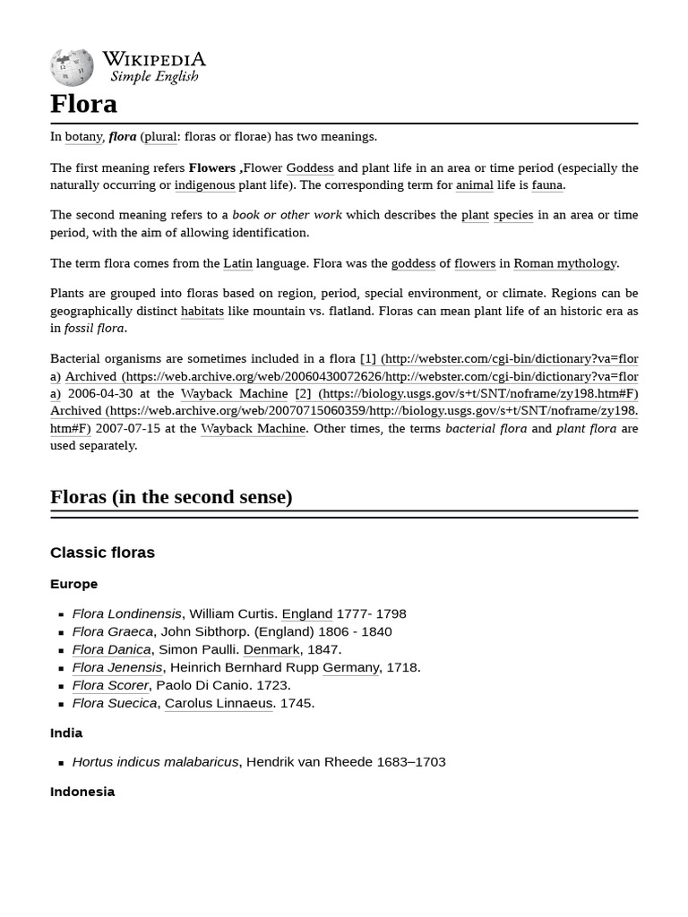Flora | PDF | Flora | Botany