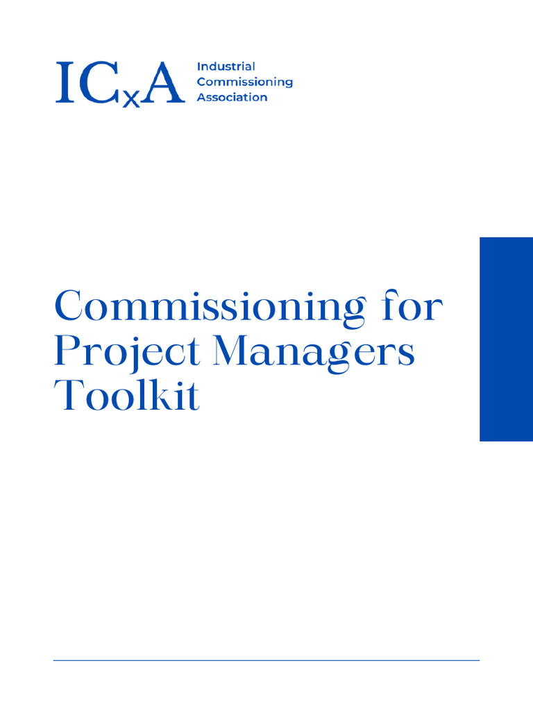 Commissioning For Project Managers Toolkit | PDF | Project Management ...