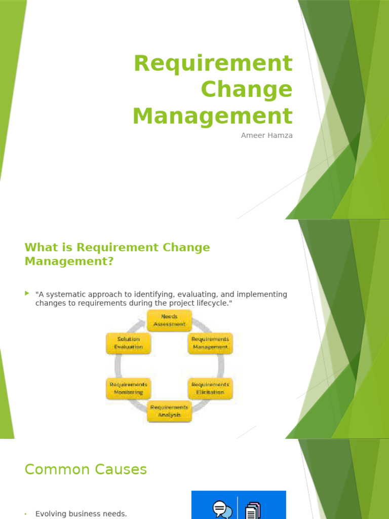 Requirement Change Management | PDF | Evaluation | Change Management