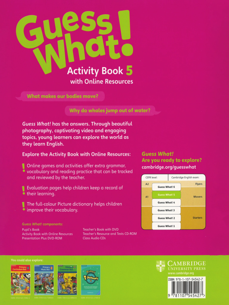 Guess What - Activity Book 5 | PDF