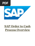 SAP-Order To Cash (OTC) Process - 1 | PDF | Receipt | Invoice