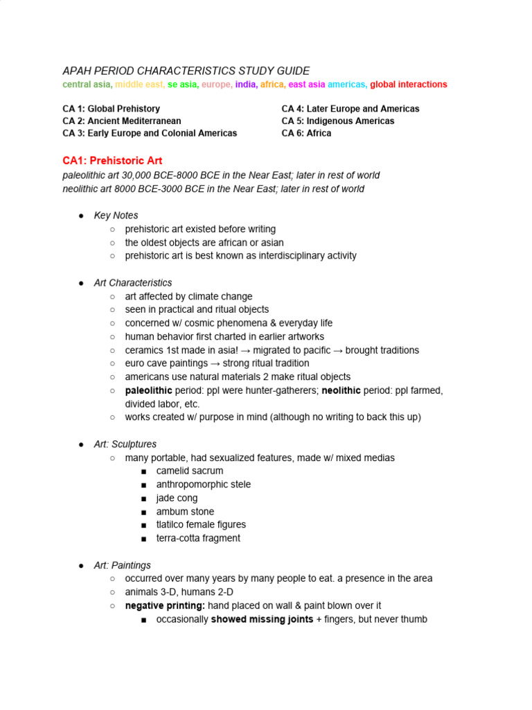 AP ART FINAL EXAM STUDY GUIDE | PDF | Gothic Architecture | Sculpture