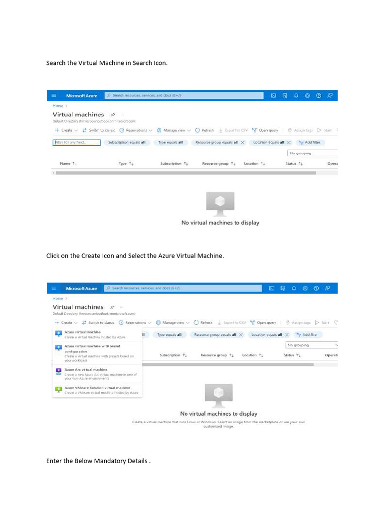 How To Create Virtual Machine | PDF