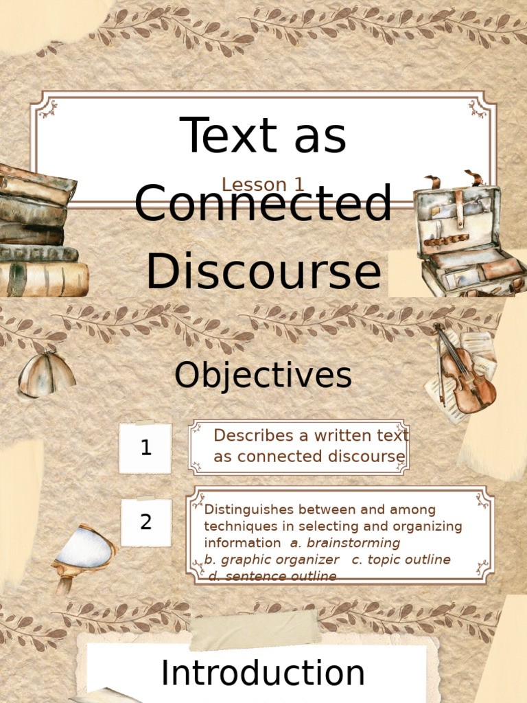 Lesson-1-RW | PDF | Discourse | Speech