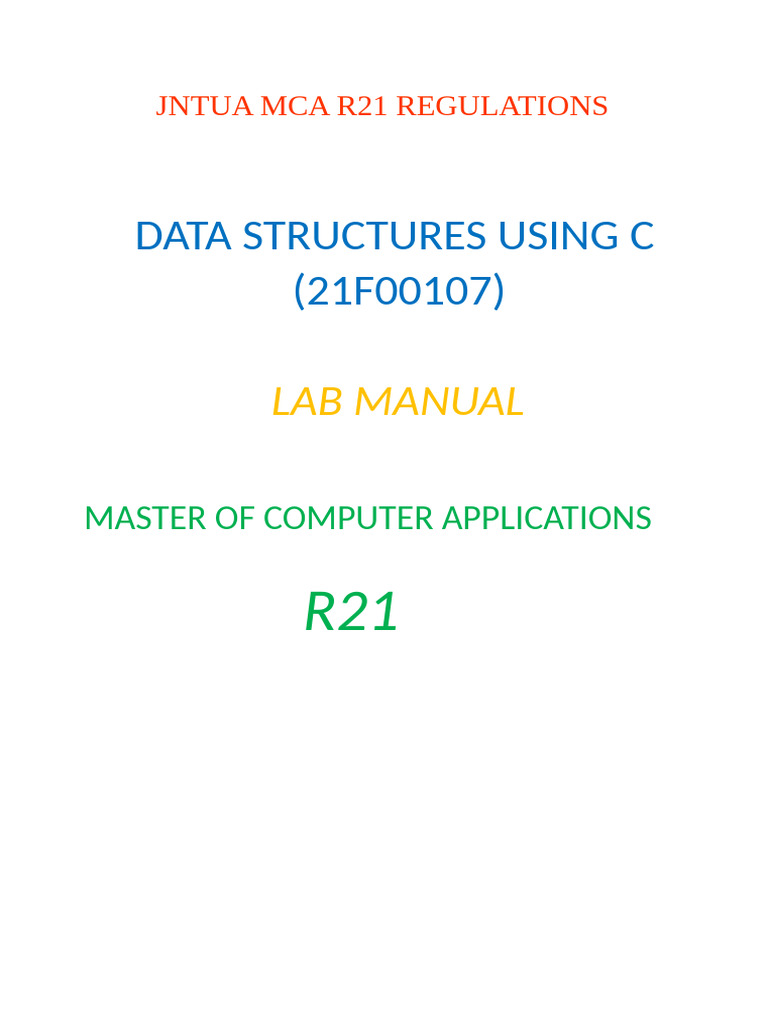 Ds Lab Manual | PDF | Pointer (Computer Programming) | Queue (Abstract ... Ds Lab Manual | PDF | Pointer (Computer Programming) | Queue (Abstract ...