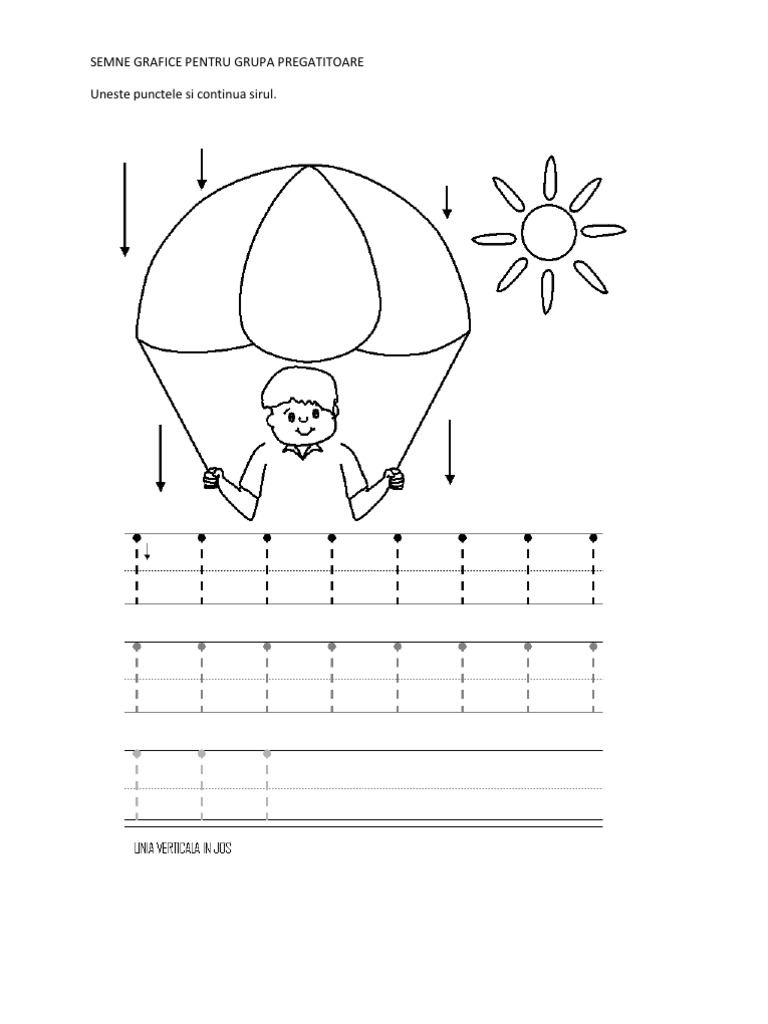 semne grafice gradinita