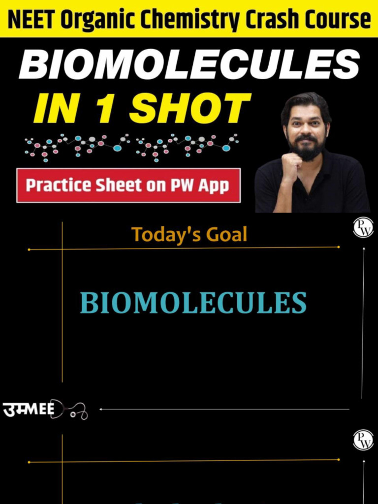 Biomolecules Lect Notes Output Pdf