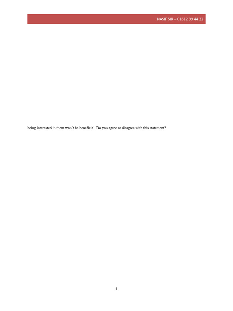 IELTS Writing Task 2 Topics Overview | PDF | Experience | Reason