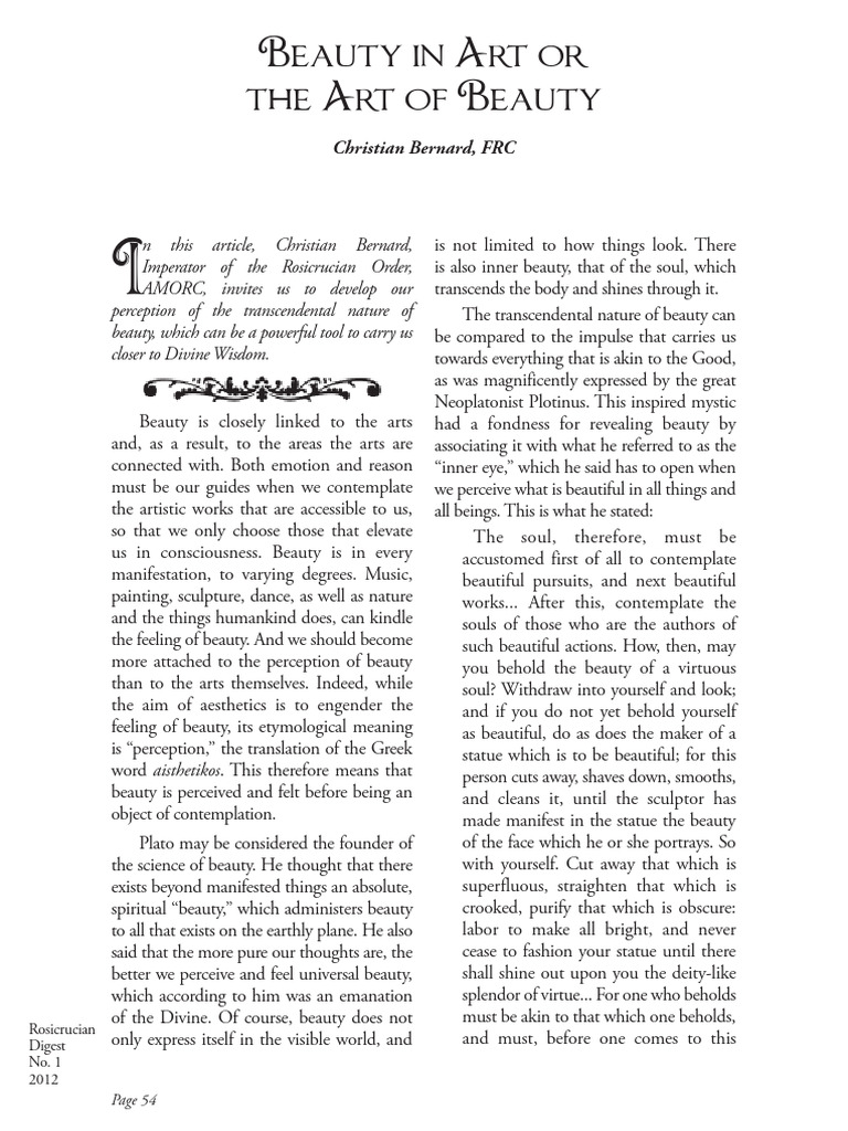 Beauty | PDF | Beauty | Soul