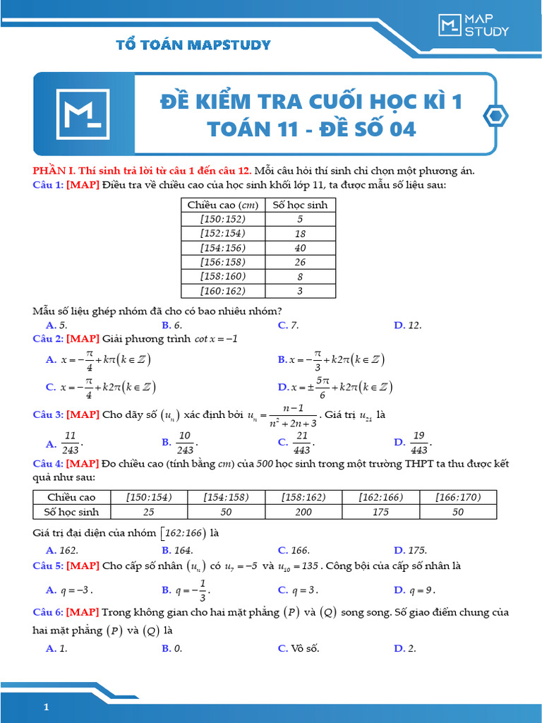 Đề Ôn Tập Học kì 1 ktpl | PDF