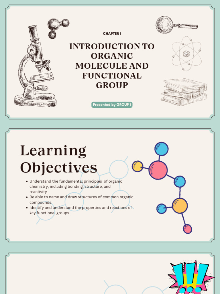 Group 1 Introduction To Organic Molecule and Functional Group ...
