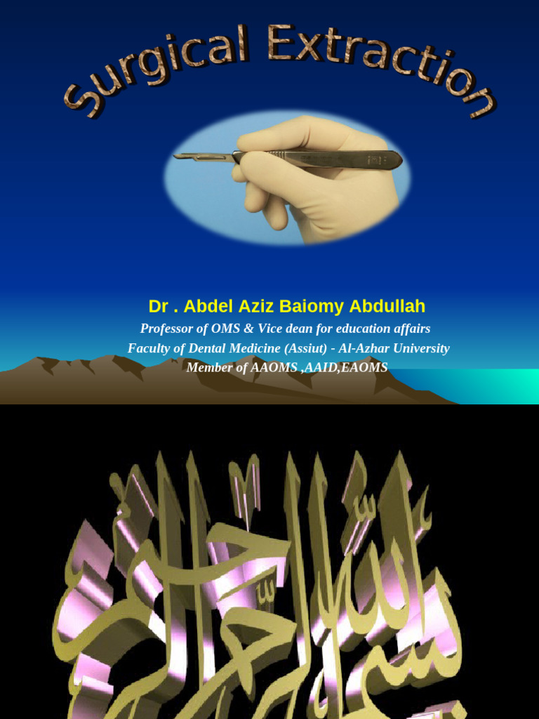 Surgical Tooth Extraction Techniques | PDF | Surgical Suture | Dental ...