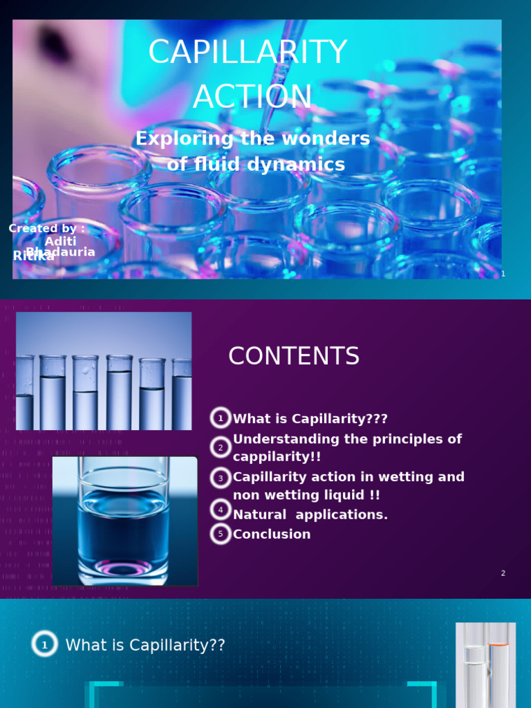 Understanding Capillarity in Fluids | PDF | Liquids | Wetting