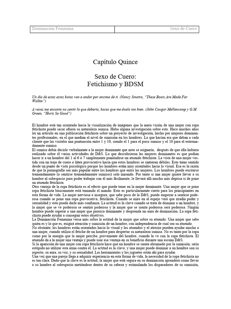 LIB00505 Fetichismo y BDSM | PDF | Sadomasoquismo | Bdsm