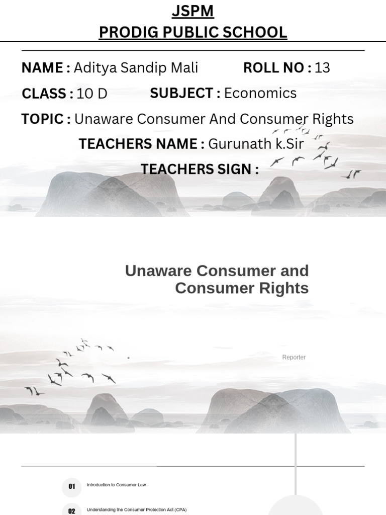Aditya Mali - 20250104 - 031644 - 0000 | PDF | Consumer Protection ...